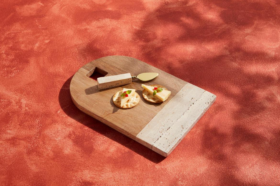 ROUNDED TRAVERTINE BOARD SET - IN STORE PICK UP ONLY! – La Bella Maison